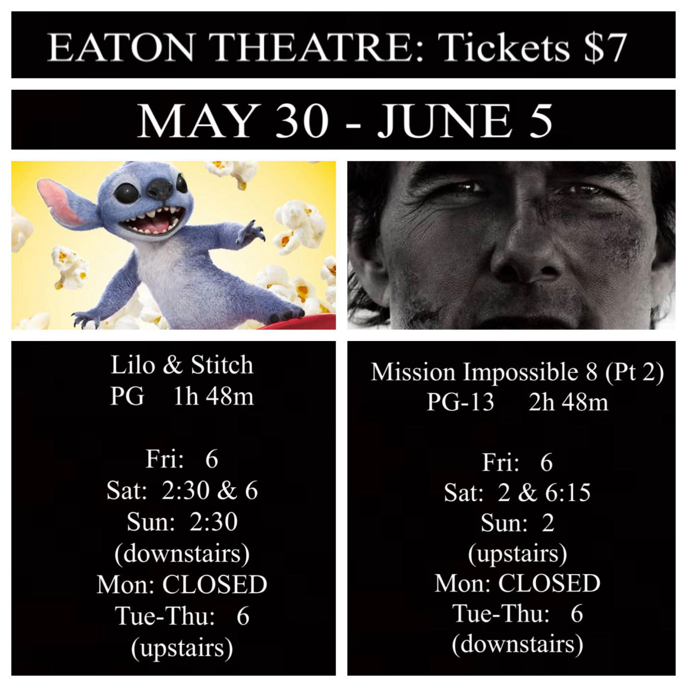May 30 - JUNE 5